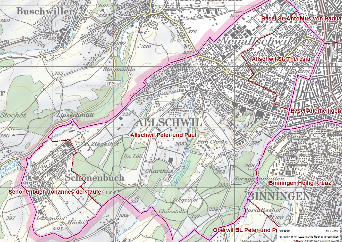Allschwil-Schönenbuch - Römisch-katholische Landeskirche Basel-Landschaft